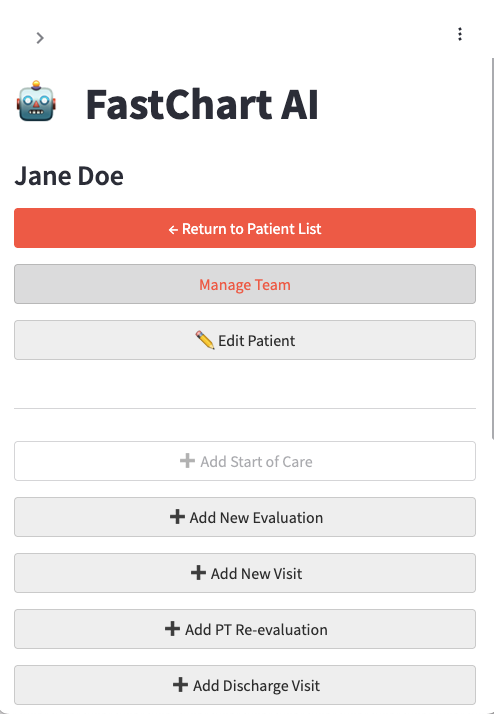 FastChart.ai - Effortless Clinical Documentation